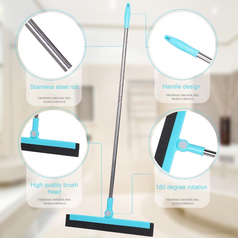 Floor Squeegee Adjustable Professional Water Squeegee Foam With 35.4 ...