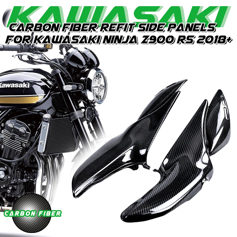 For Kawasaki Z900RS Z900 RS 2018+ 100% 3K Full carbon fiber Motorcycle ...