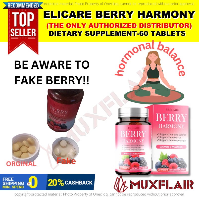 COD Elicare Berry Harmony Original - HORMATIC Balance Female hormones ...