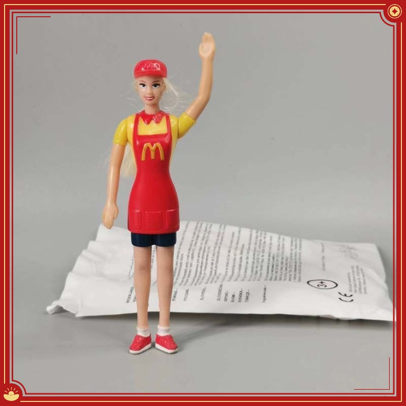 McDonald's fast food restaurant Barbie doll action figure MC female ...