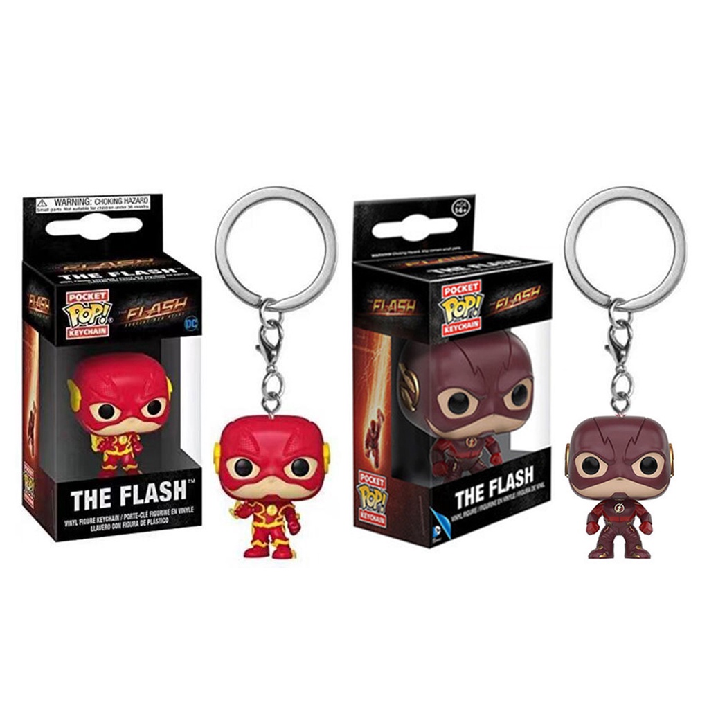 Funko POP Movie The Flash Figura Keychain Pendant PVC Superhero Action ...