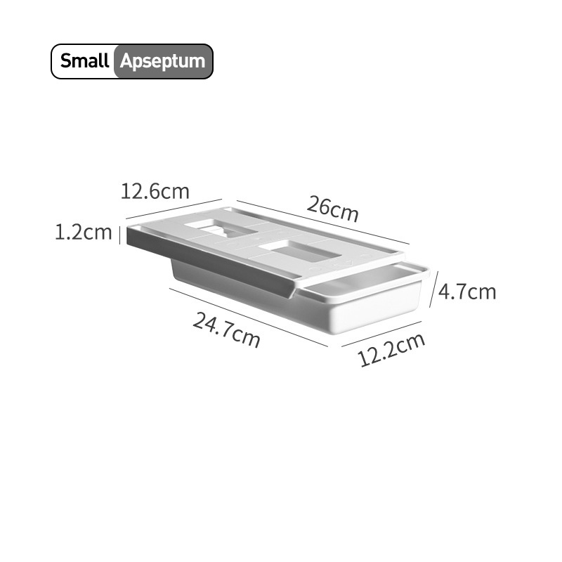 Under Desk Shelf Drawer Office Supplies Storage Vanity Table Hidden ...