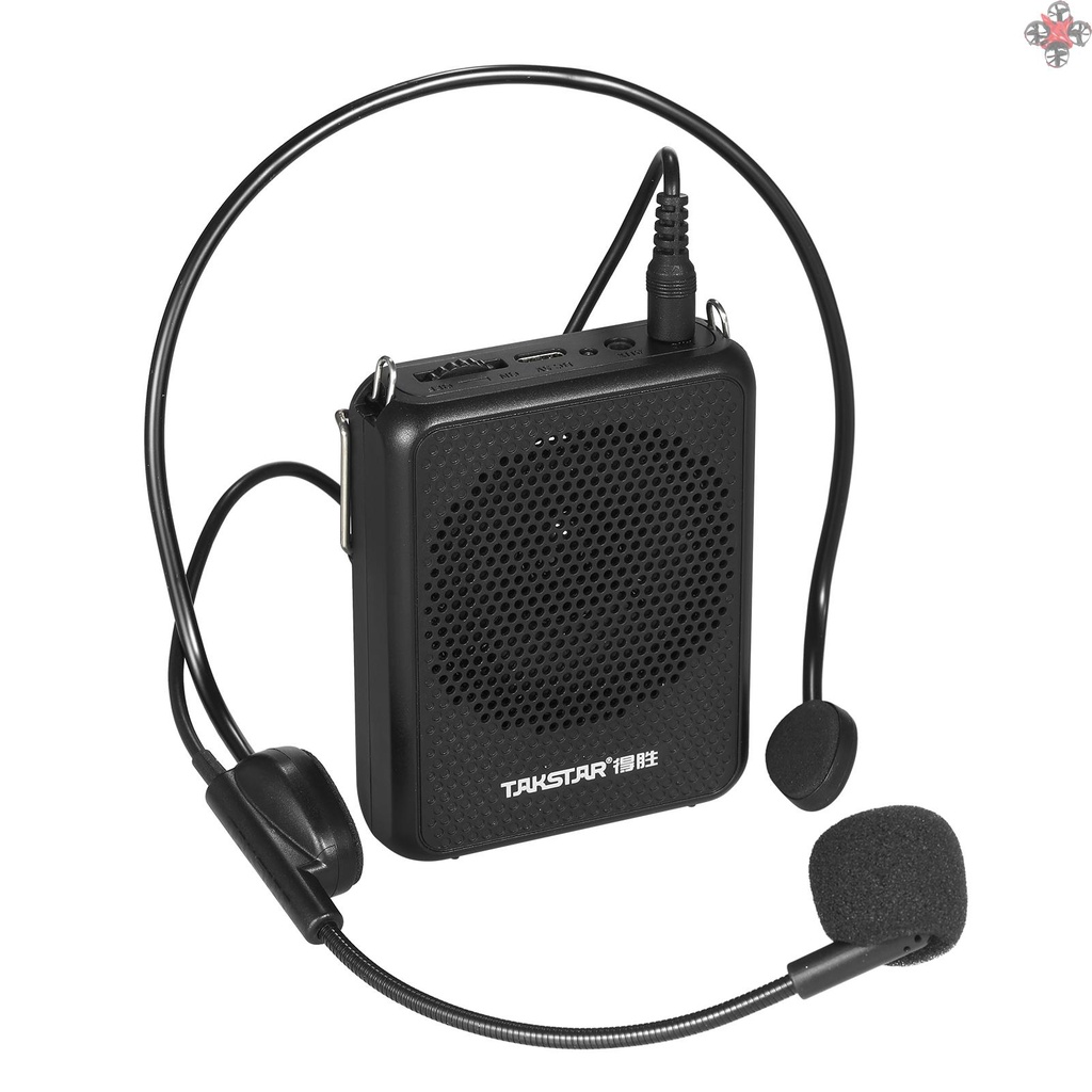 TAKSTAR E126A Sound Amplifier Portable Rechargeable Mini Voice Amplifier with Wired Headmount ...