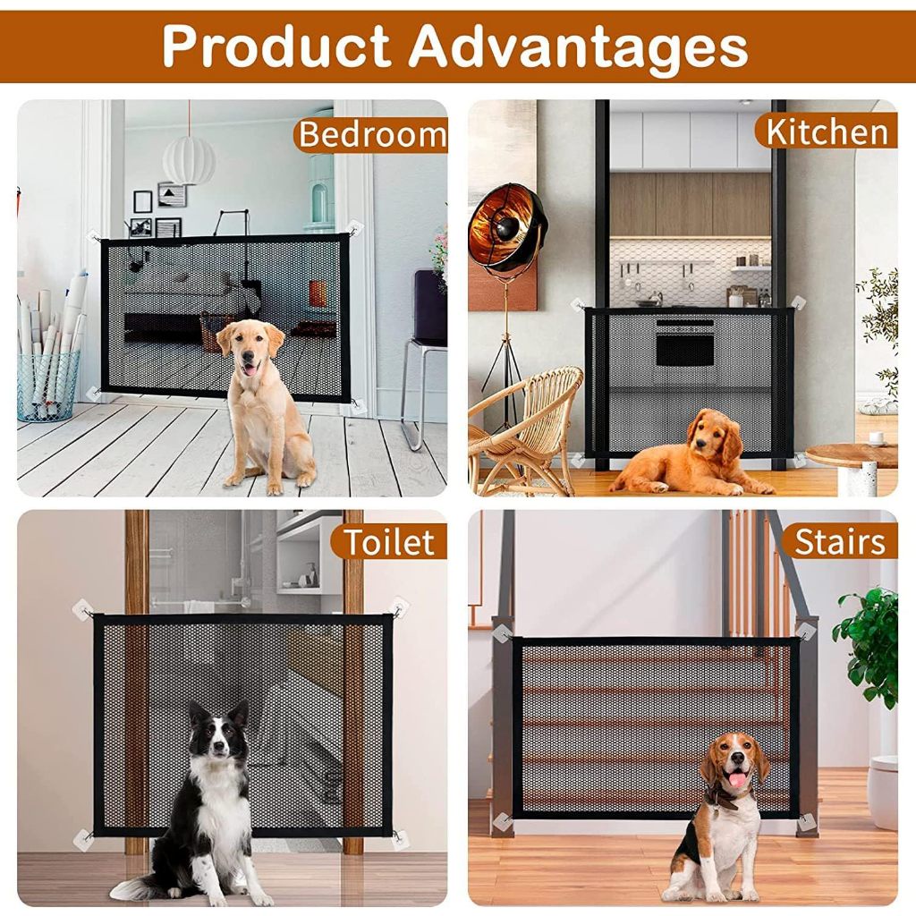 Pet Fence Dog Fence door bar Isolation Fence Safety Protection Fence ...