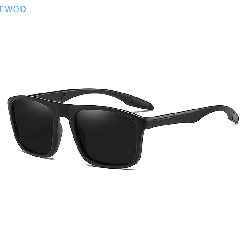 Ewod Outdoor Polarized Sunglasses Unisex Black Frame Men Women Uv400