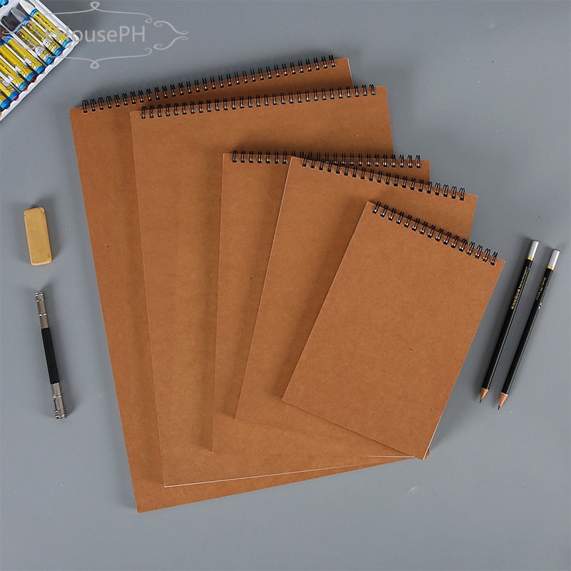 【FH】Professional Sketchbook Thick Paper Spiral Notebook Art School ...