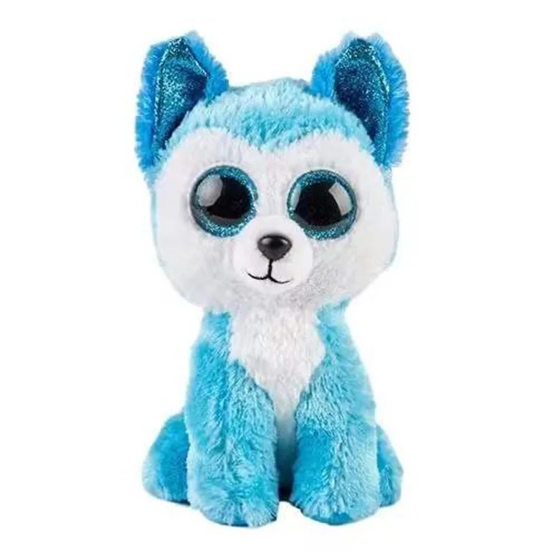 25cm TY Beanie Boos Plush Toys Cat Dog Dinosaur tiger fox kids children ...