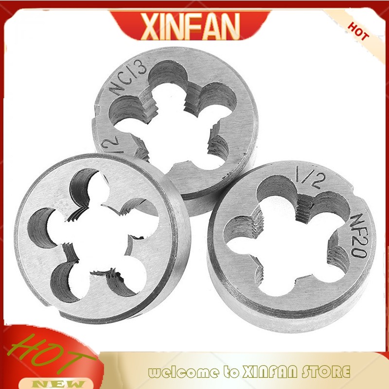 XINFAN 1 Set ABN Metric SAE Standard Tap and Die 60-Pieces Rethread Set ...