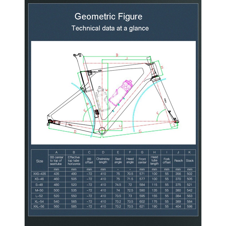 TWITTER R10 Carbon Fibre Road Bike Frame Disc Brake Bicycle Frame 700C ...