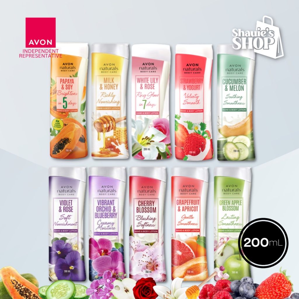AVON Naturals Hand & Body Lotions 200 mL Best Avon Products PH | Shopee Philippines