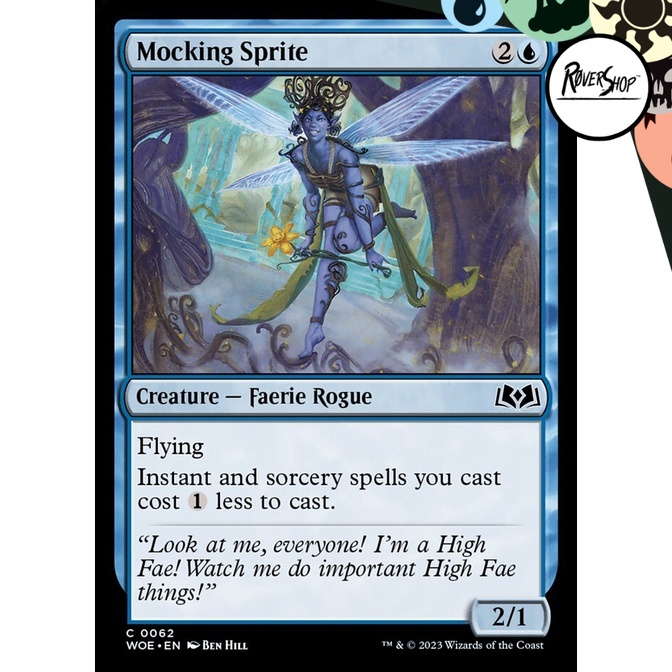 Magic The Gathering Card : Mocking Sprite | Shopee Philippines