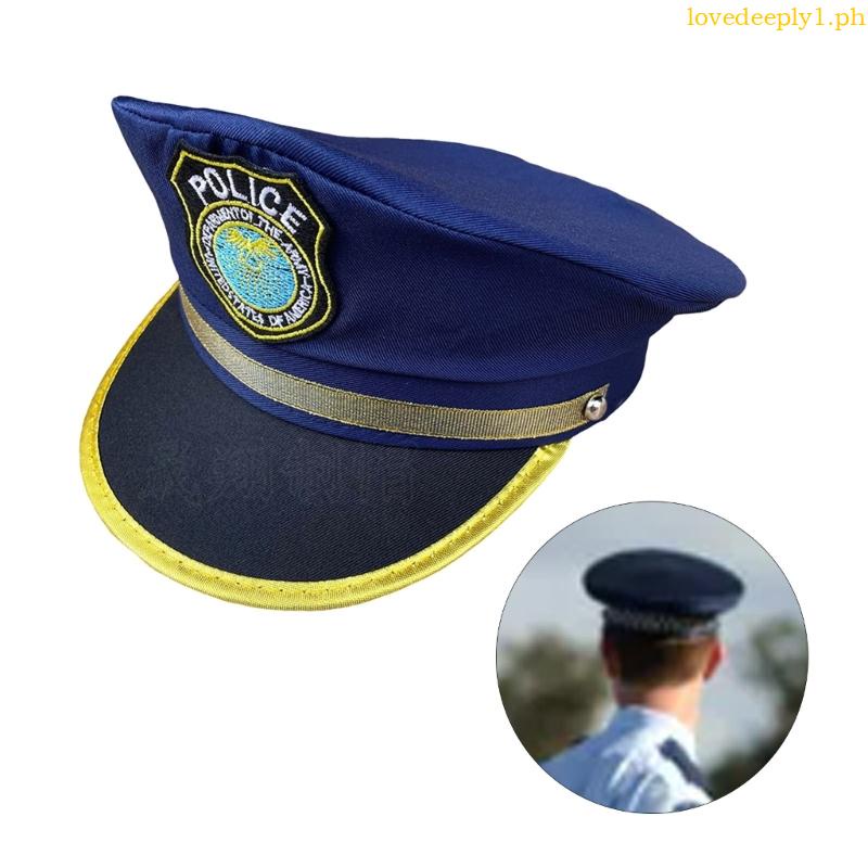 Love Blue Police Hat for Kids Role Play Halloween Party Cosplay Police ...