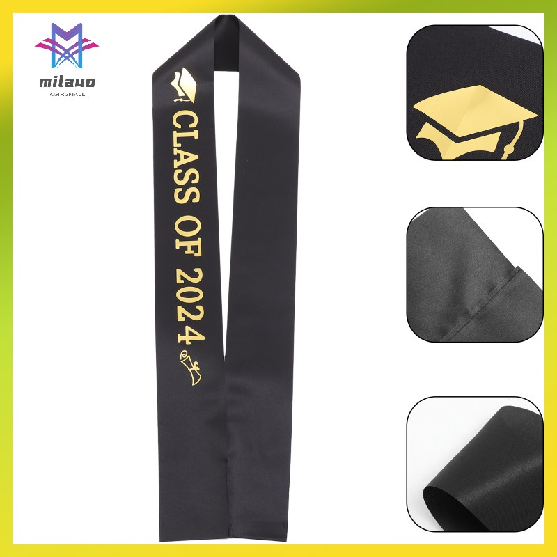 milauo Shoulder Strap Graduation Party Sash Class of 2024 Sashes Senior ...