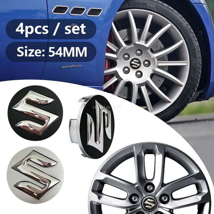 4PCS Suzuki 3D Emblem 54MM Car Wheel Center Hubcap Hub Cap for Suzuki ...
