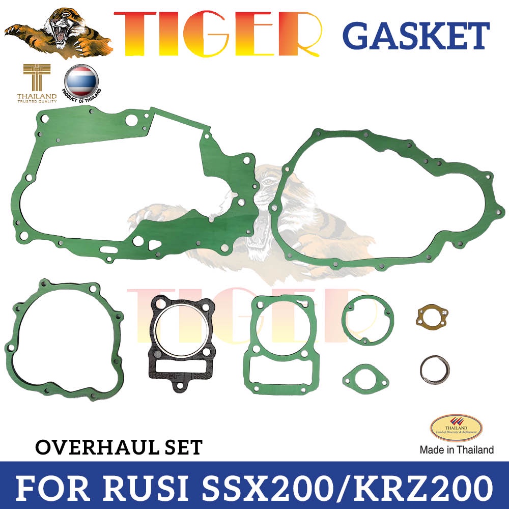 TIGER RUSI SSX200/KRZ200 Complete Engine Overhauling Gasket Set (100% ...