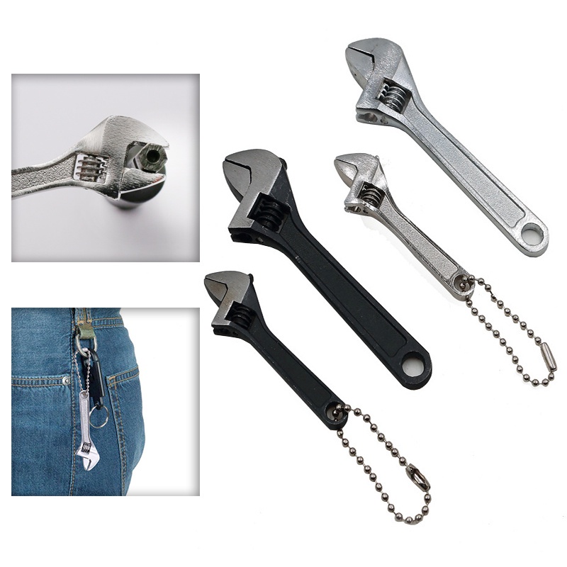 1Pcs Steel 2.5 Inch 4 Inch Monkey Wrench Mini Open-end Wrench Mini Tool ...