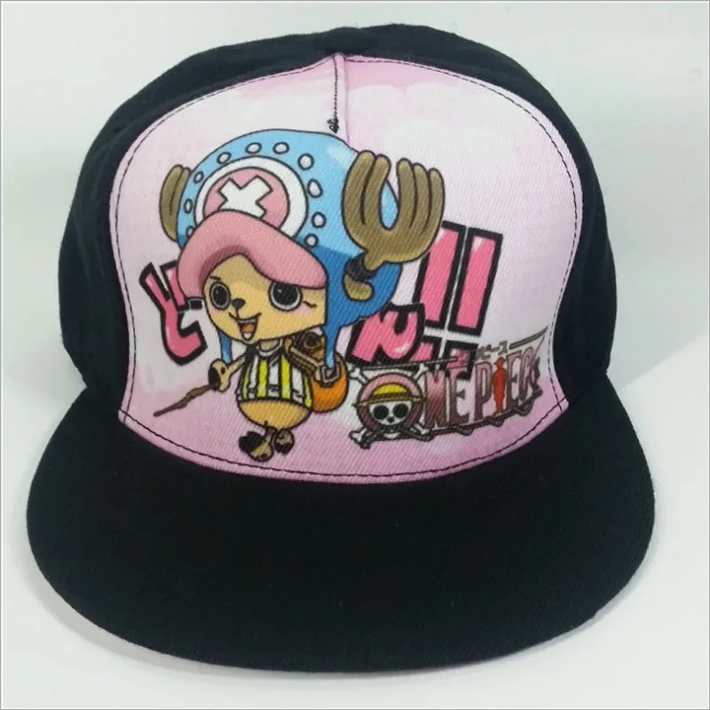 Anime One Piece Tony Tony Chopper Hip-hop Cap Naruto Baseball Cap Black ...