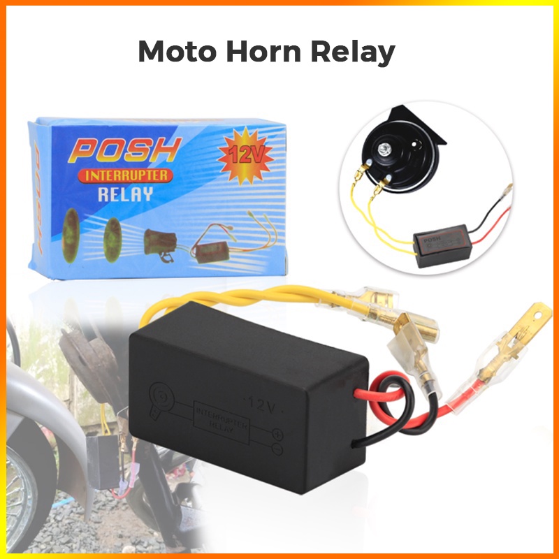 Motorcycle Rapid Horn Relay Interrupter Relay Adjustable Knight Moto ...