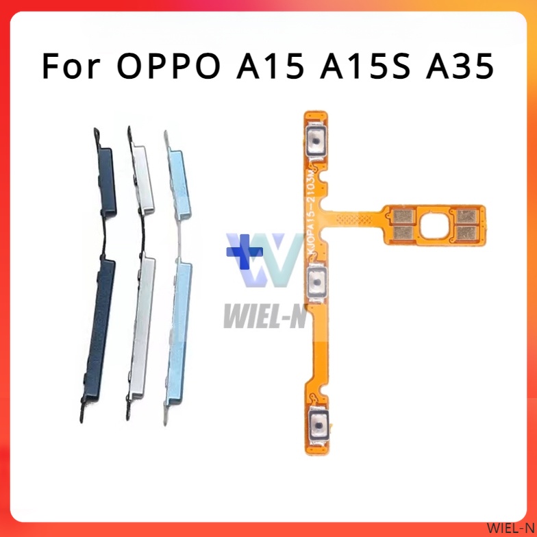 For OPPO A15 A15S A35 switch ribbon power volume button bent replacement | Shopee Philippines