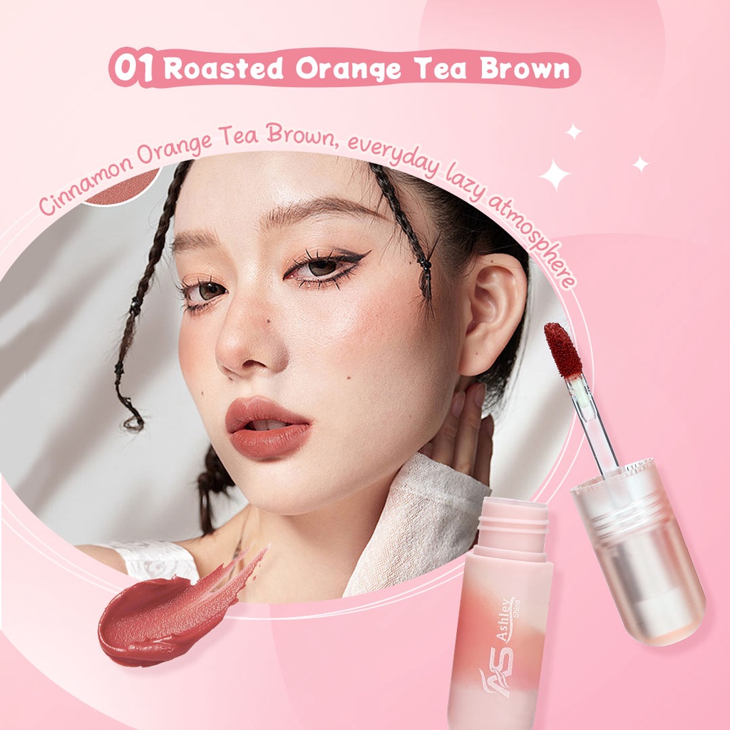 Ashley Shine Lipstick Moisturizing Shine Shimmer Lipstick Non-stick Cup ...