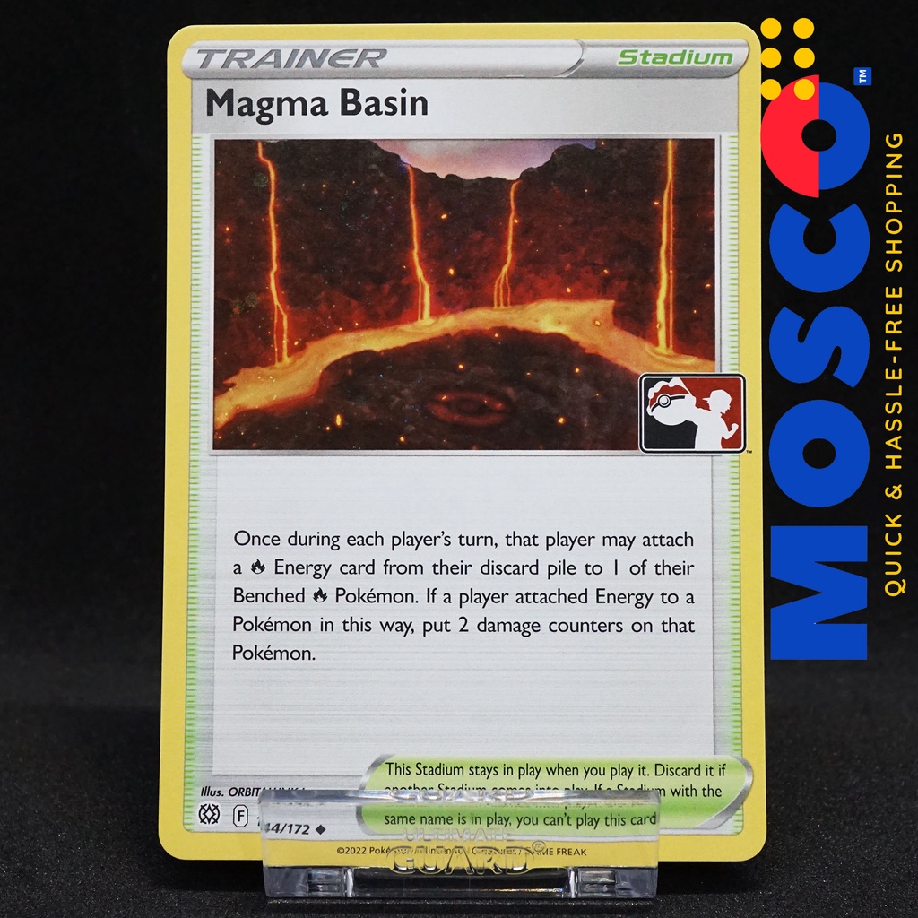 Magma Basin - 144/172 - Holo Prize Pack Series Prize Pack Series | Stadium Cards Pokemon TCG ...