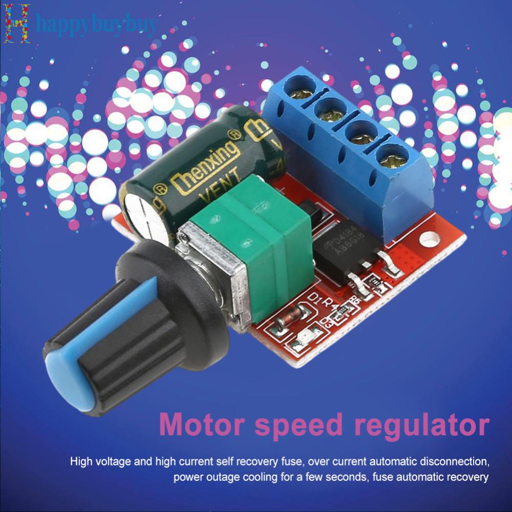 5A Motor PWM Speed Controller DC 4.5V-35V 90W Motor Speed Controller ...