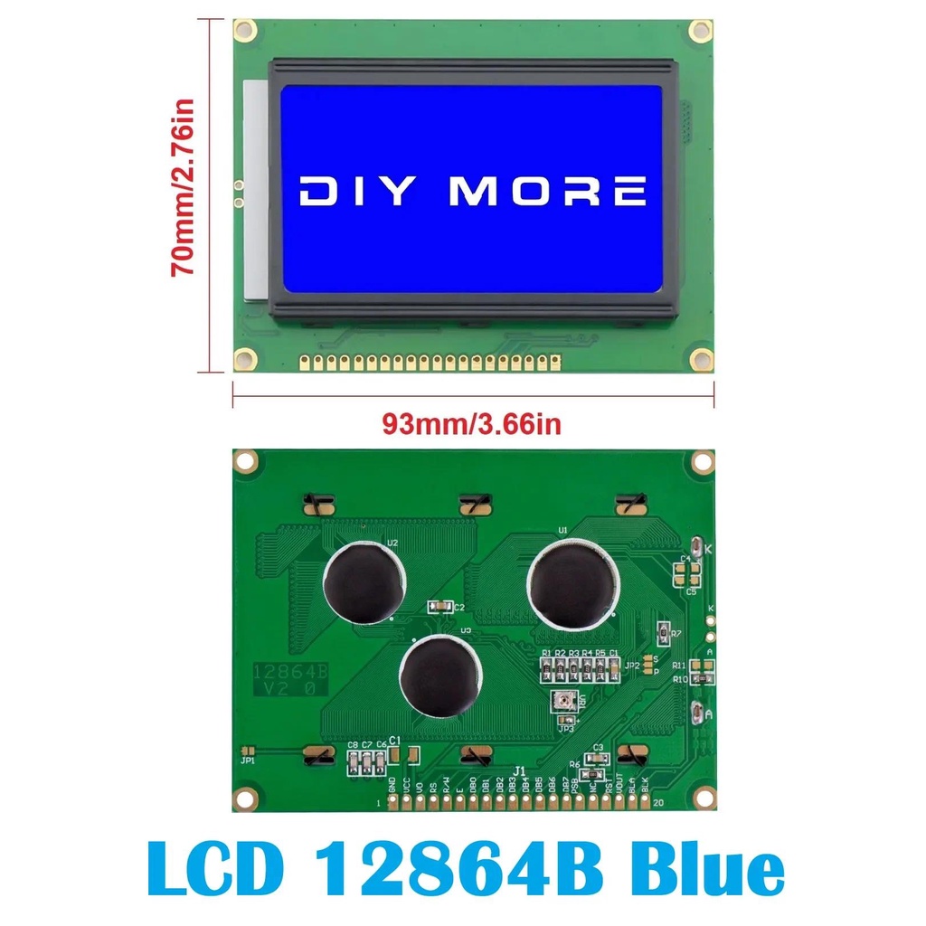 LCD Module LCD1602A 2004A 12864B 0802 16x2 20x4 Character LCD Display ...