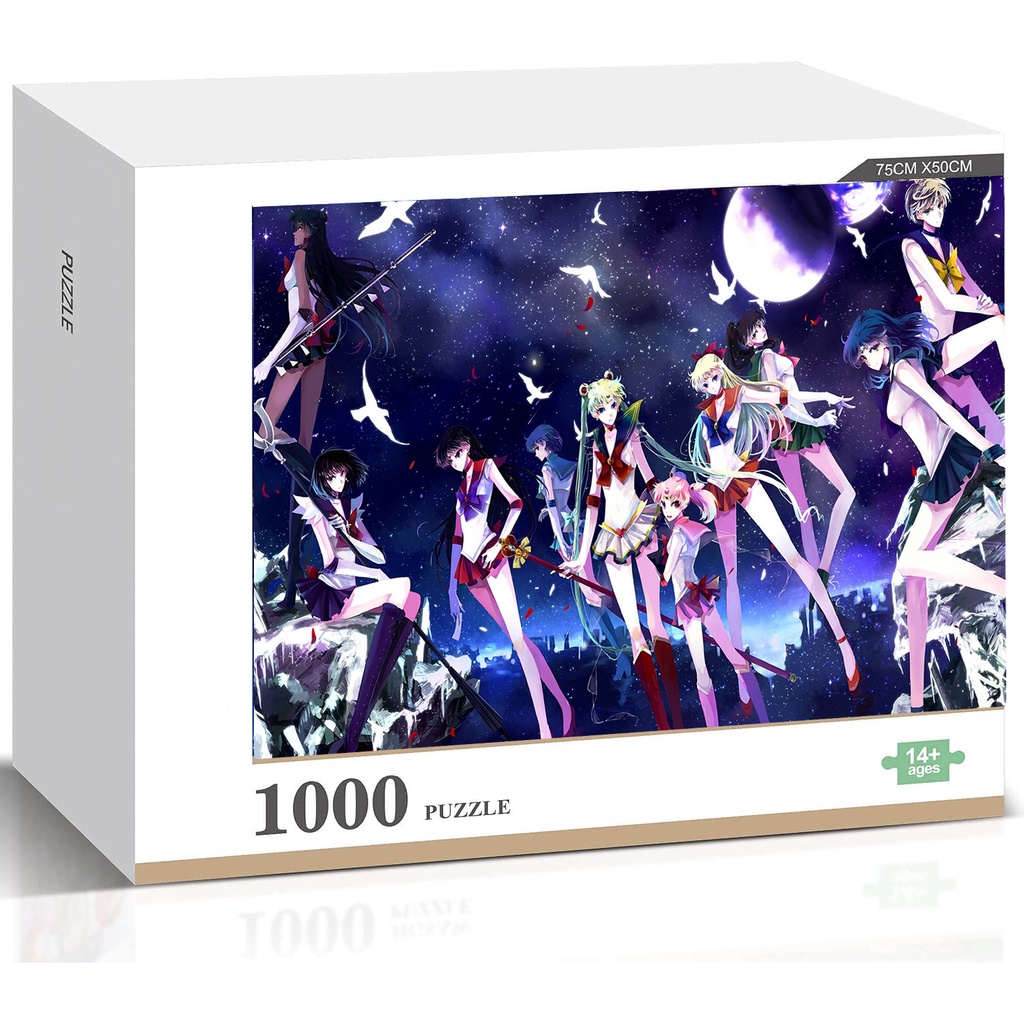 Sailor Moon Character Wooden Jigsaw Puzzle Adult Children Educational ...