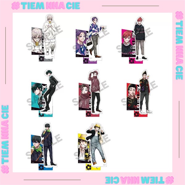[TIEMNHACIE Hcm] Blue Lock Striker No. 1 SHIBUYA Character Standee ...