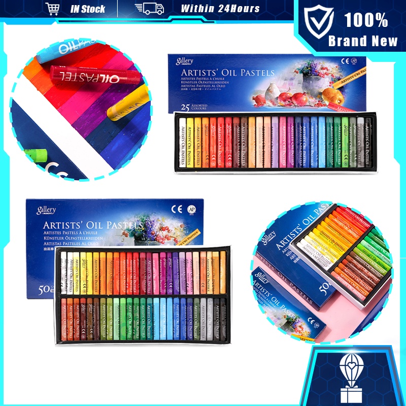 Graffiti Art Crayon 12/25/50 Colors Oil Pastel School Stationery for ...