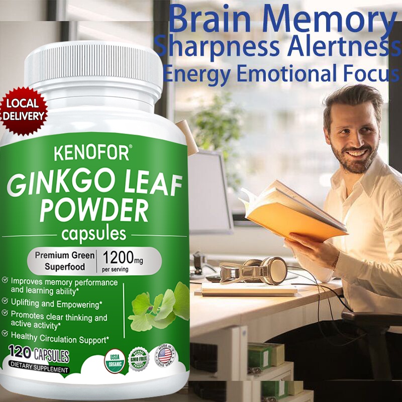 KENOFOR Ginkgo 1200 mg - Extra Strength Ginkgo Extract to Support Brain ...
