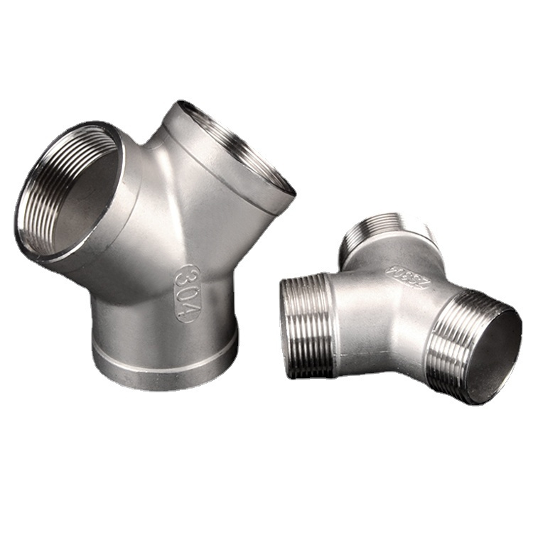 [WDY] 304 Stainless Steel Y-Type Tee Inner Outer Wire Joint Water ...