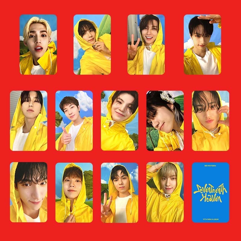 5-13pcs/set SEVENTEEN Lomo Cards SEASONS GTREETINGS ZONE COMEBACK 11th ...