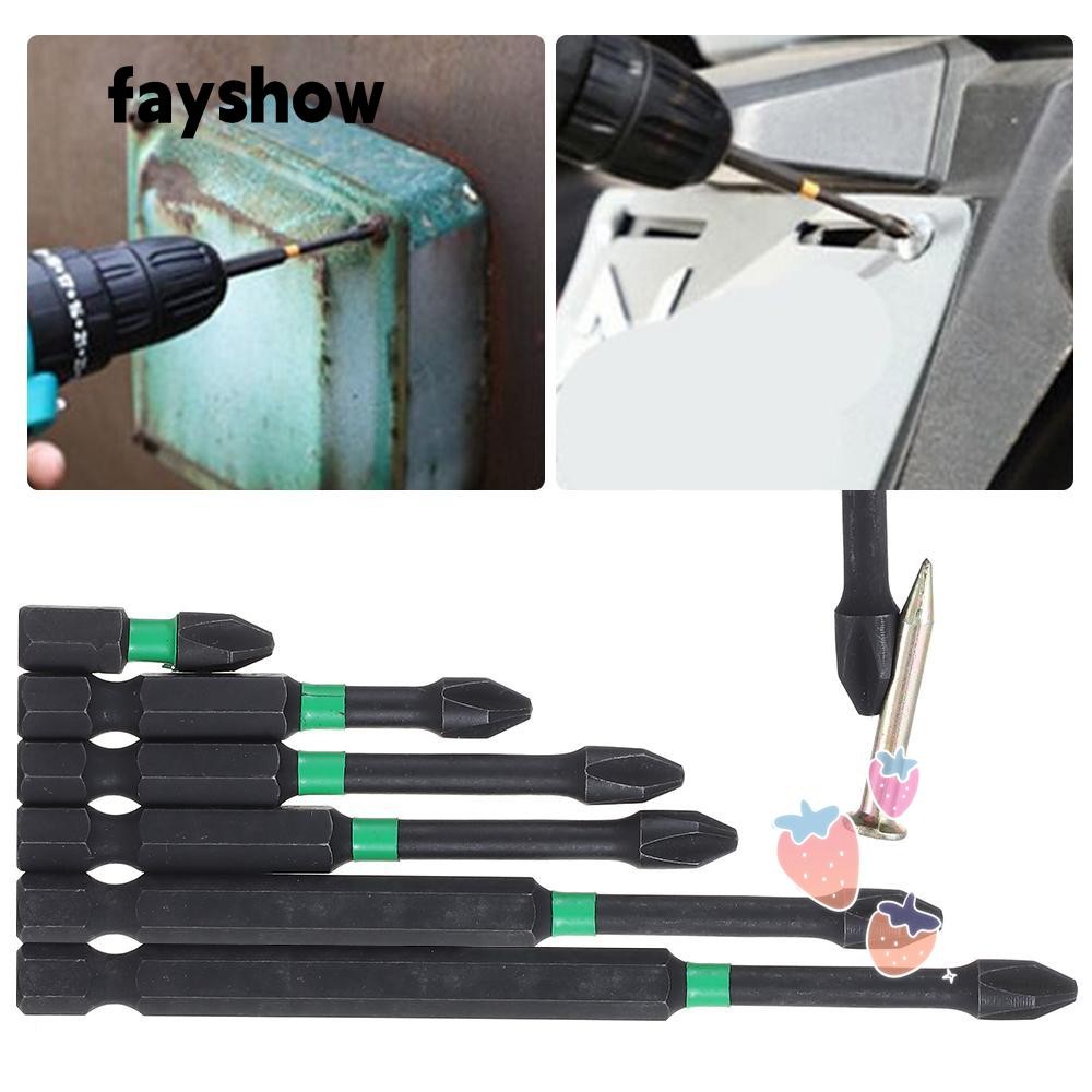 FAY Magnetic Cross Impact Screwdriver Bit Phillips Impact Hardness ...