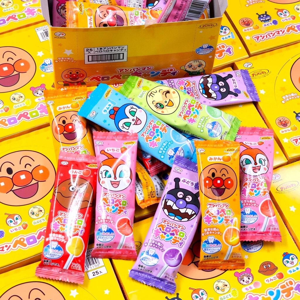 Japanese Baby Snacks Lollipops Anpanman (Anpanman) Prevent Tooth Decay ...