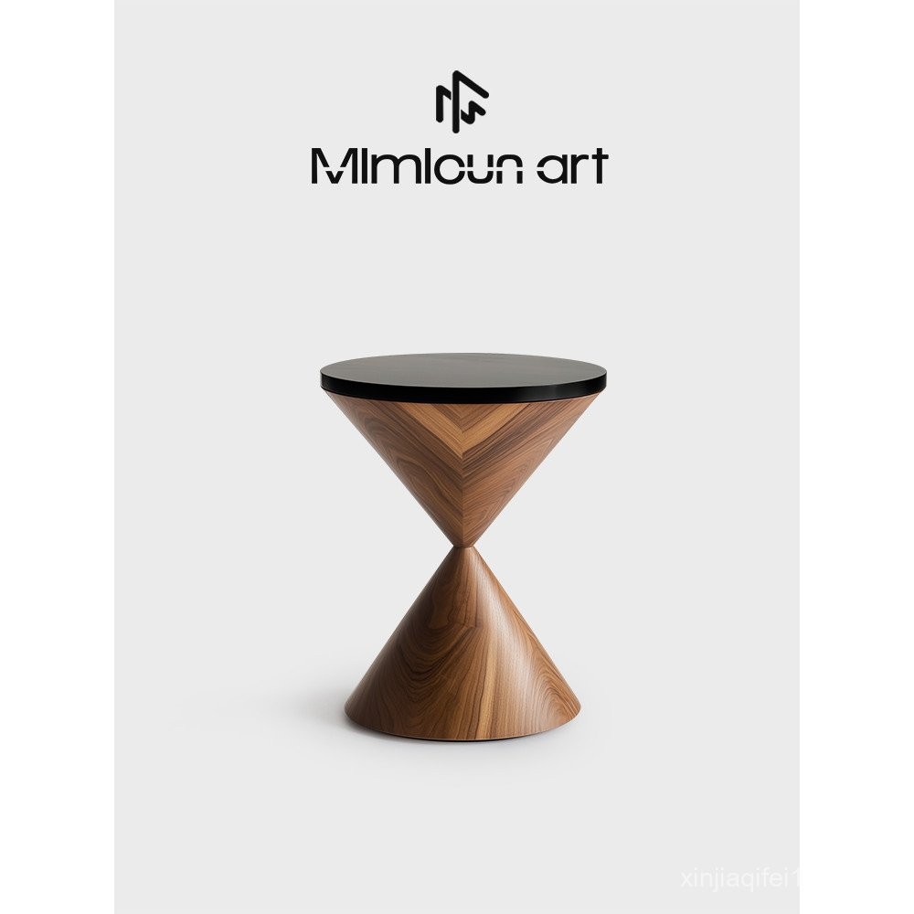 Vintage High-end Solid Wood Side Table Small Table Design Sense ...