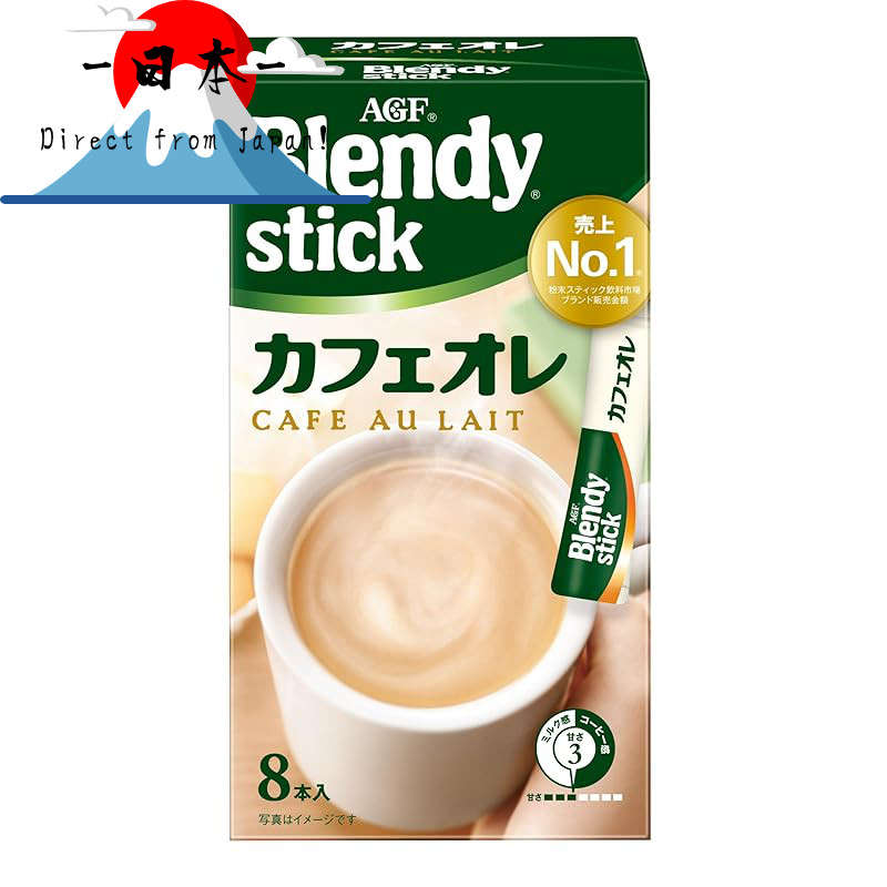 [Direct from Japan] AGF Blendy Stick Café Au Lait - Instant Stick ...