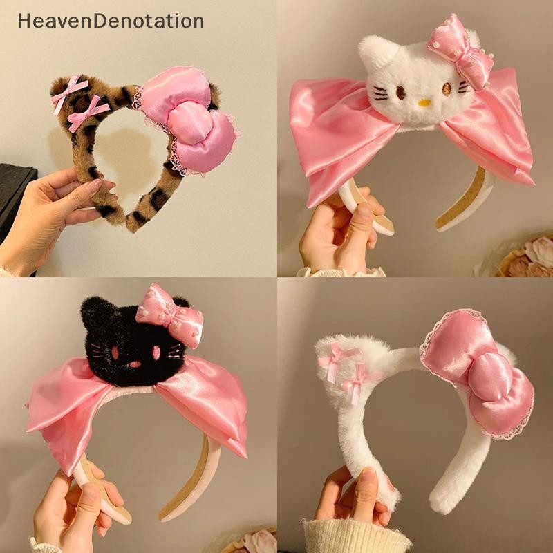 HCC Sanrio Anime Hello Kitty Hair Bands Hair Hoop Cat Bow Hair Rope ...