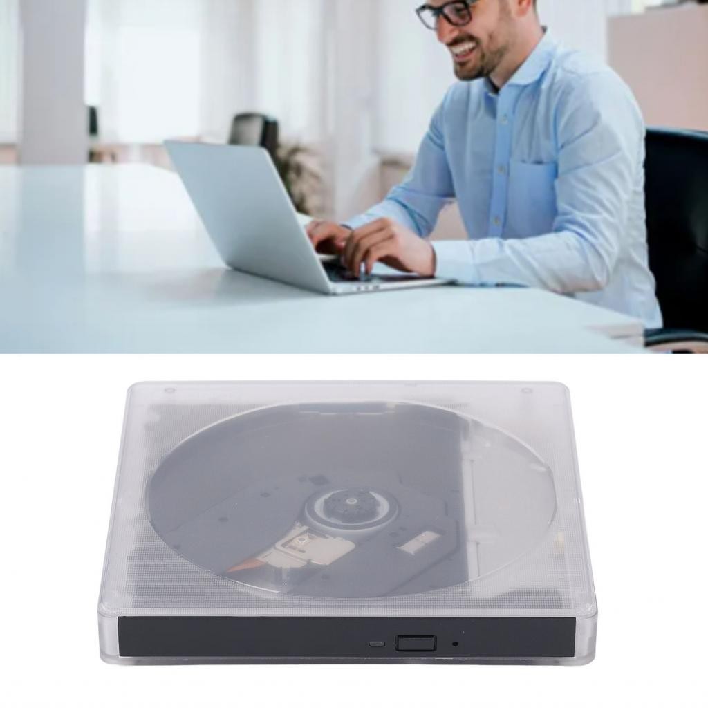 Eleganthome USB3.0 External Optical Drive Enclosure Type A C Port ...