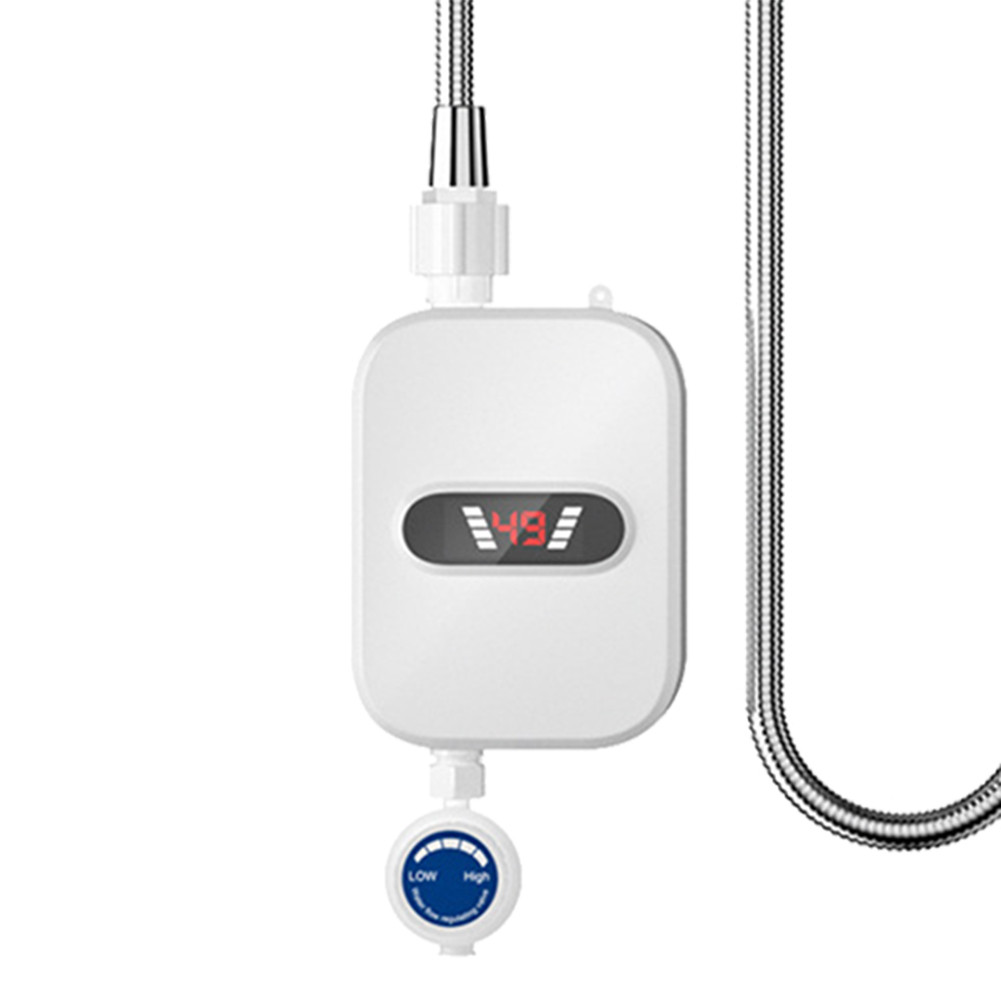 3500W 220V Mini Water Heater with Shower Head Easy To Install for ...