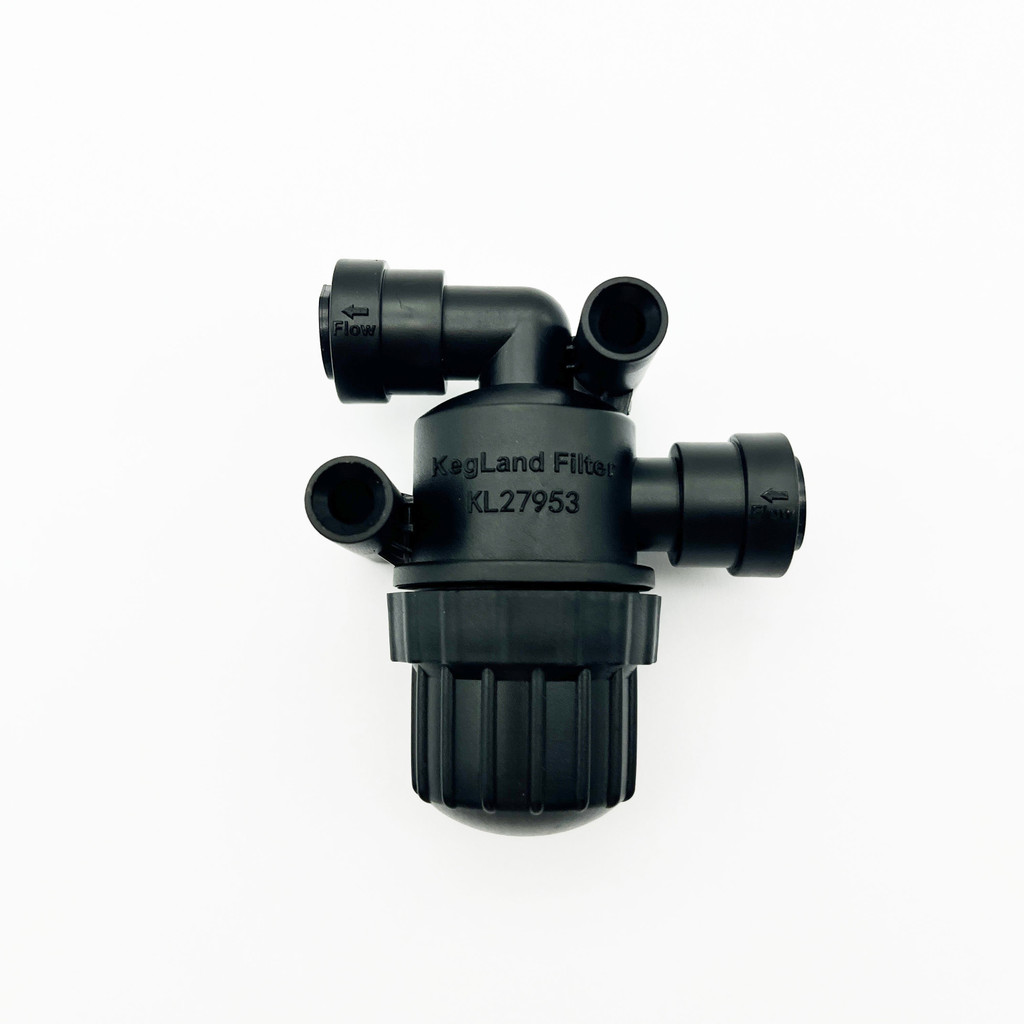 KegLand Duotight - 8mm Inline Pre-Filter (100 Mesh 304 Stainless) Black ...