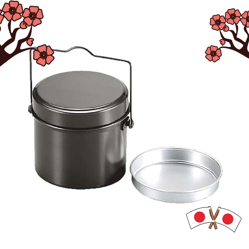 CAPTAIN STAG Multi-Purpose Rice Cooker and Mess Kit for BBQ and Camping ...