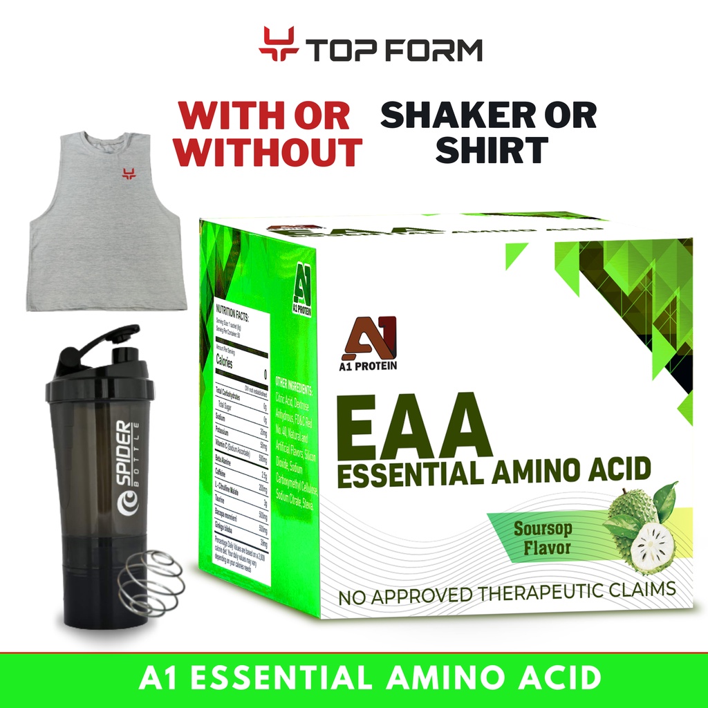A1 Protein EAA (Essential Amino Acid) 50 servings with Glutathione | Shopee Philippines