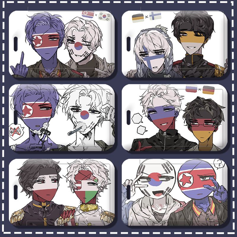 CH Country Humans Student Card Set Campus Card Bus Card Holder Factory ...