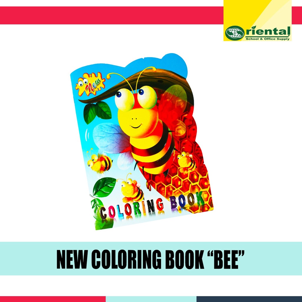 Coloring Book Animals - Good for Babies - Bee, Lion, Frog and Dinosaur ...