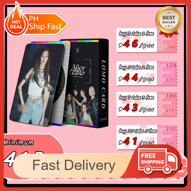 IVE Official Photocard 55Pcs ELEVEN Postcard Photocard Ive Photocard IVE Lomo Card DIVE Album ...