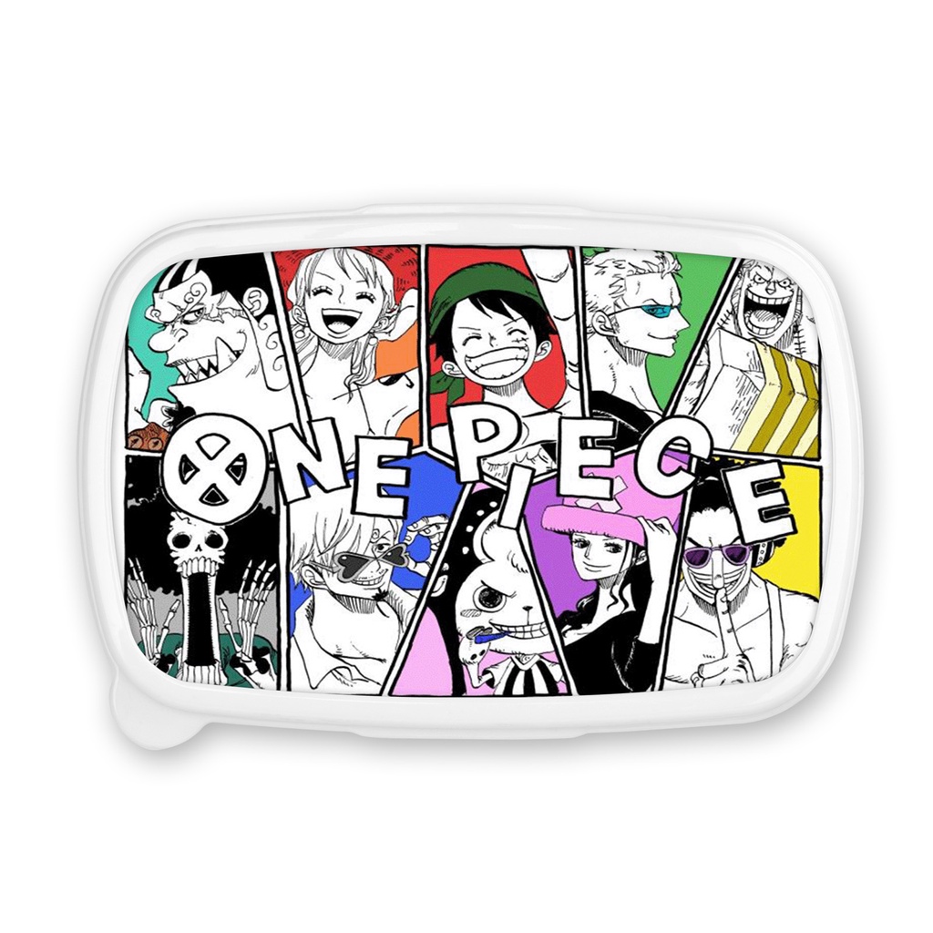 ONE PIECE Lunch Box 2-Compartments anime hot games plastic bento box ...