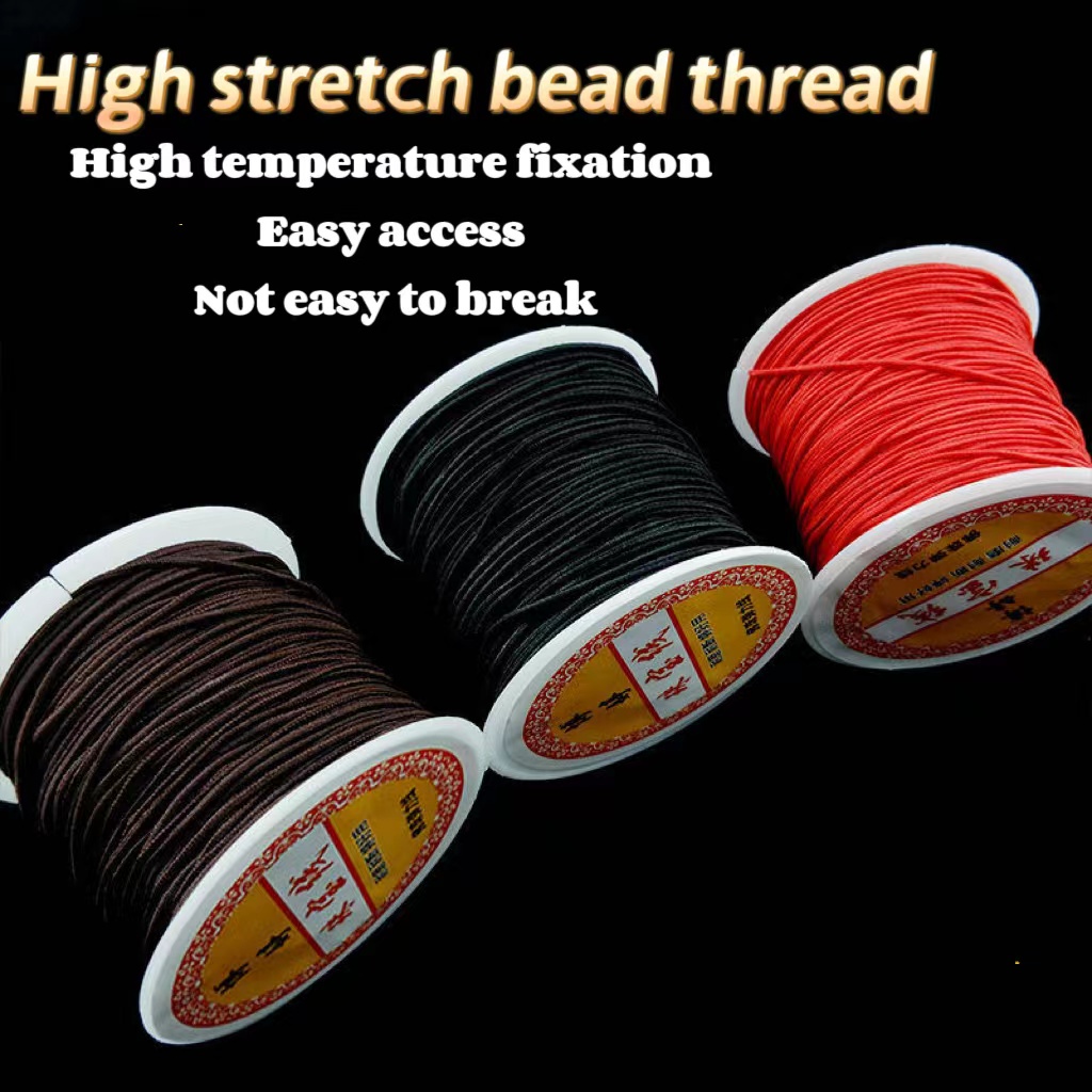 50m 0.8mm Wax line beaded rope nylon rope cotton thread yarn DIY ...
