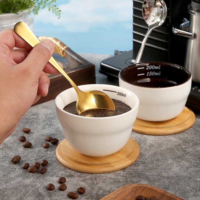 Coffee cup Measuring Bowl with Scale cup Measuring Spoon SCAA ...