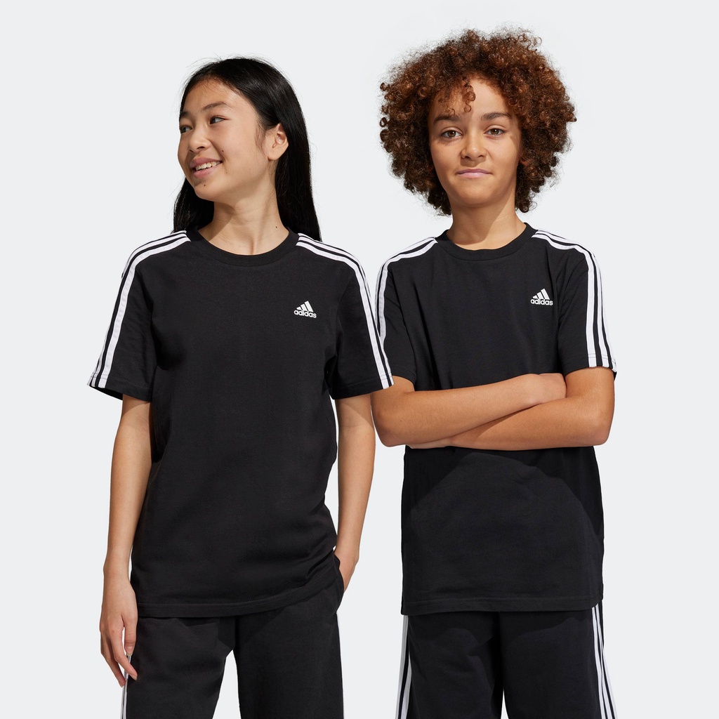 adidas Lifestyle Essentials 3-Stripes Cotton Tee Unisex Black HR6330 ...